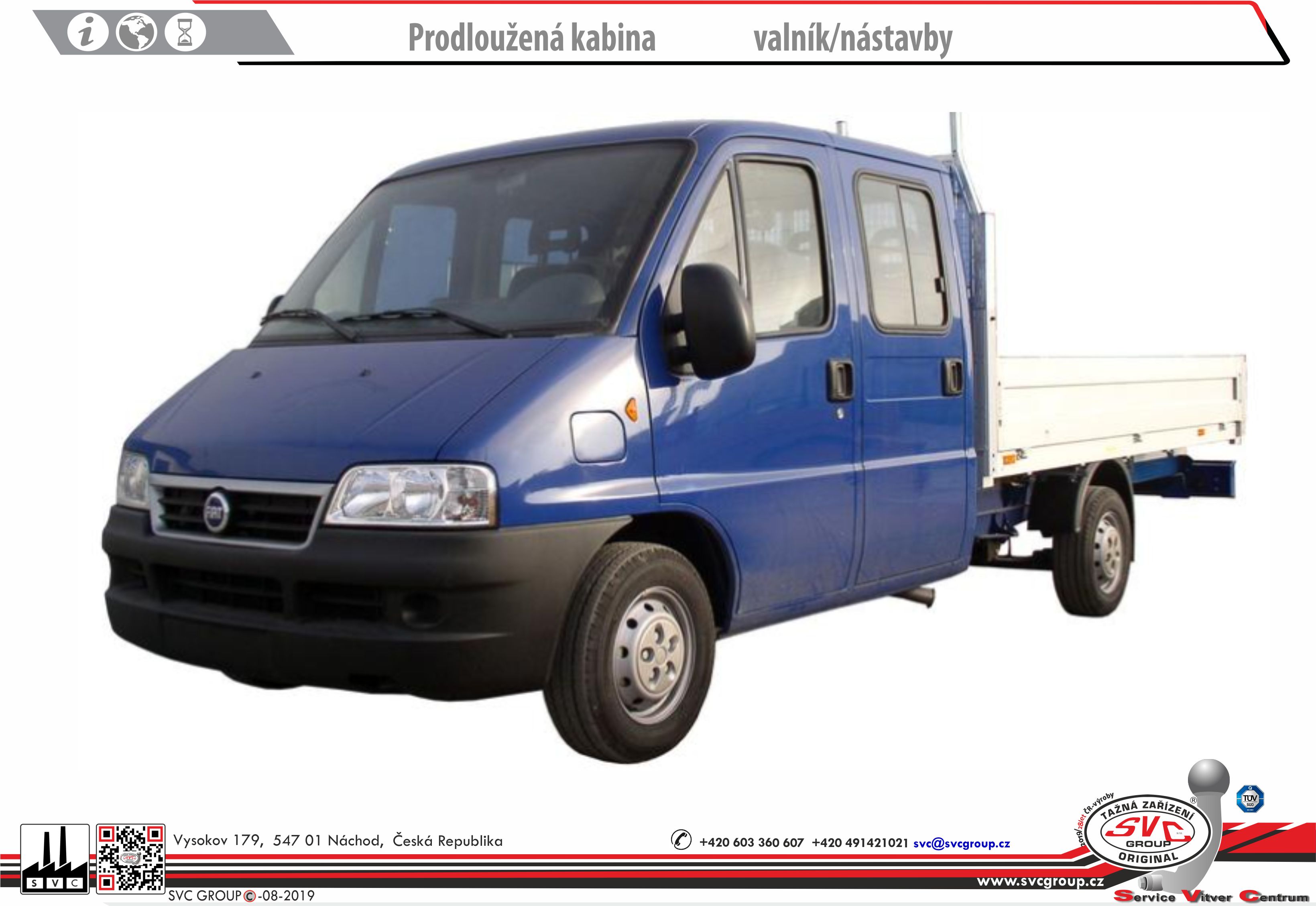 SVC Group konfigurátor tažné zařízení a elektro přípojky pro Fiat ...