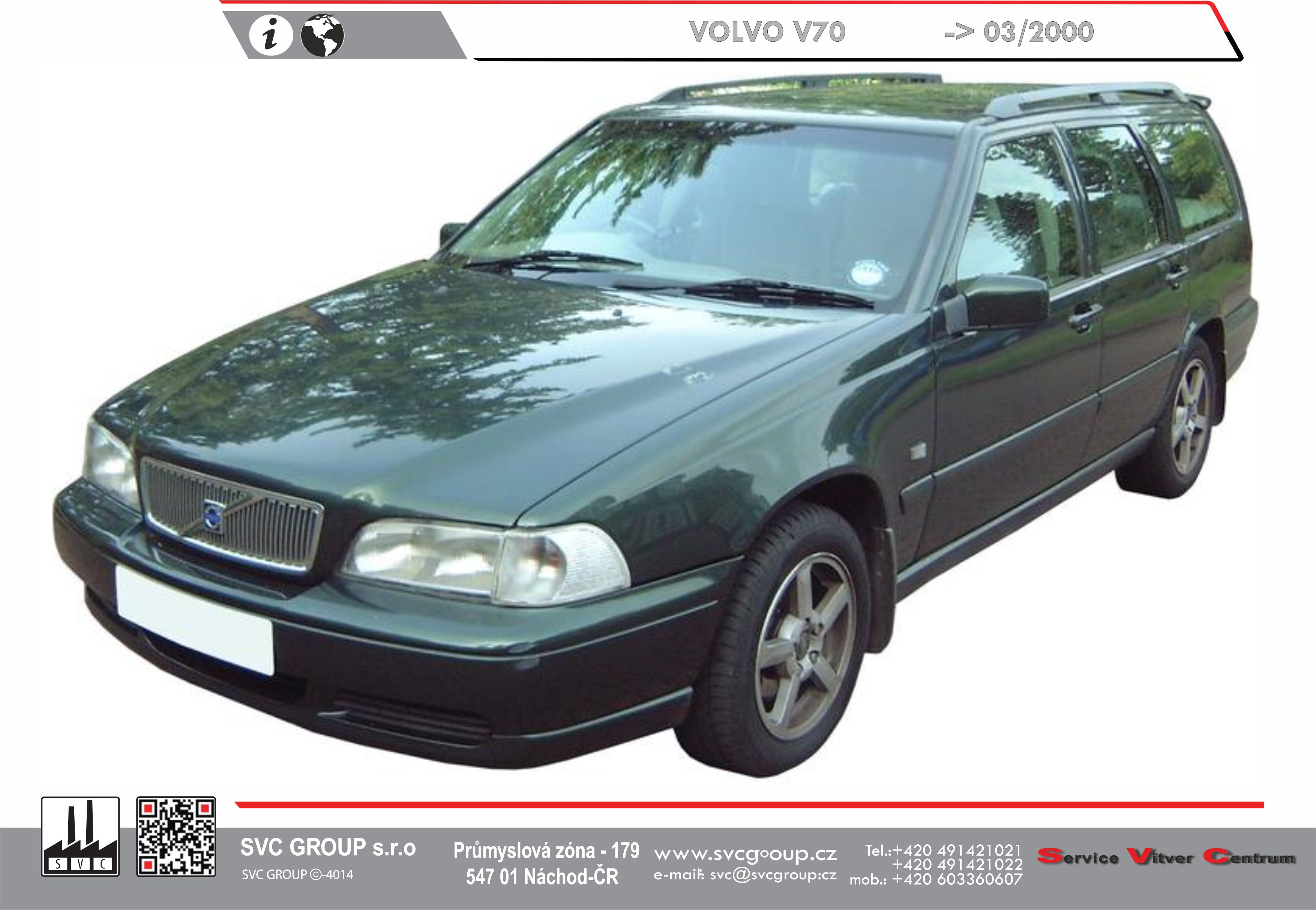 Tažné zařízení Volvo V70 - AWD (11/1996->02/2000) | konfigurátor | SVC ...